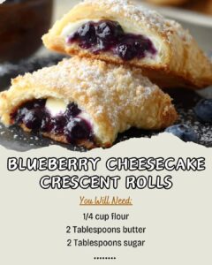 Blueberry Cheesecake Crescent Rolls: A Flaky and Creamy Bakery-Style ...