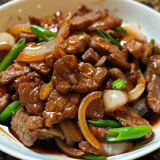Oyster Sauce Beef Onion Stir-Fry: A Quick and Flavor-Packed Asian ...